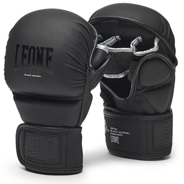 Găng Tay MMA Leone GP121 Mma Gloves - Black Edition | Boxing Saigon