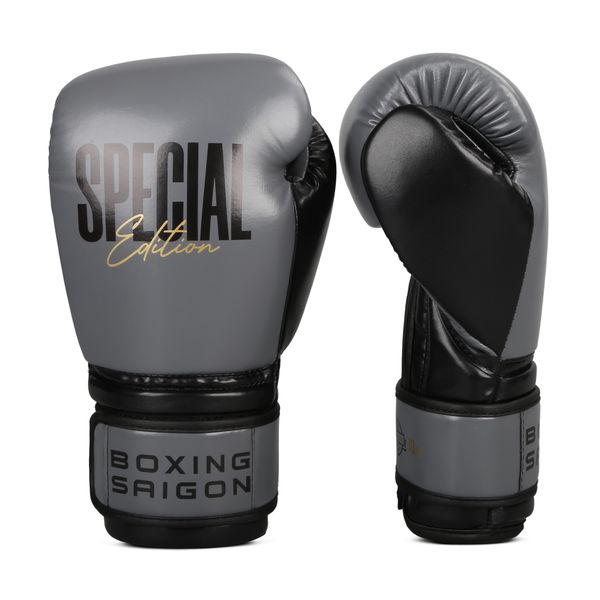Găng Tay Boxing Saigon Special Edition Gloves - Grey