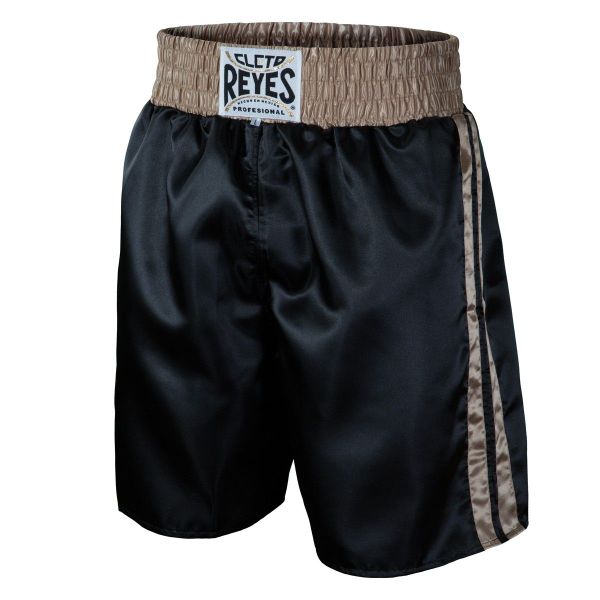 Quần Boxing Cleto Reyes Boxing Trunks - Black/Gold | Boxing Saigon