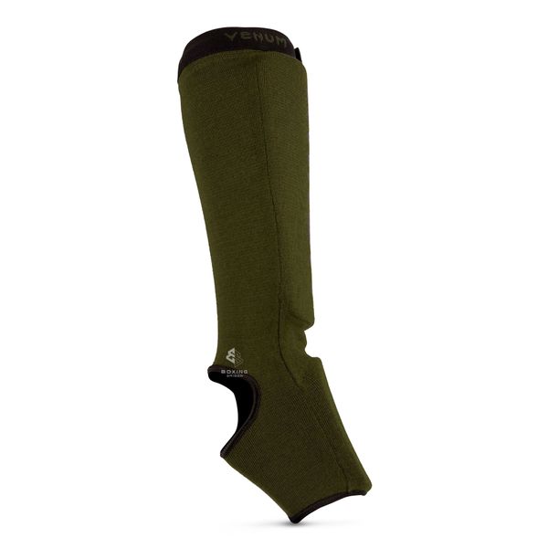 Bảo Hộ Chân Venum Kontact Shin Guards - Khaki/Black | Saigon Sport