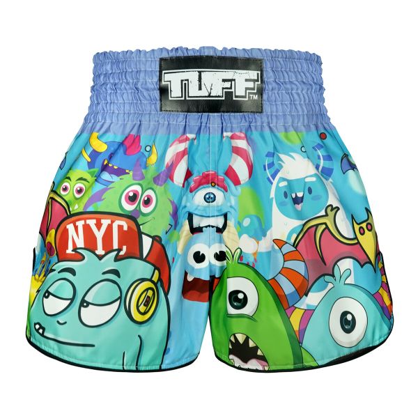 Quần TUFF TUF-RMS104-MTC Muay Thai Boxing Shorts High-Cut Retro Style ...
