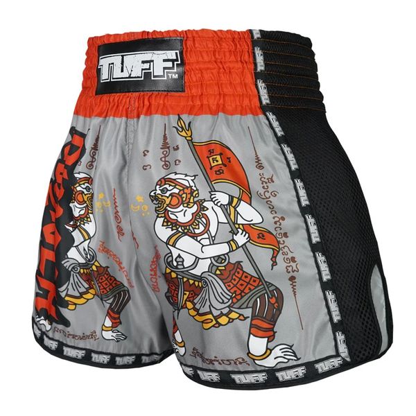 Quần TUFF TUF-MSC103-GRY Muay Thai Boxing Shorts New Retro Style Hanum ...