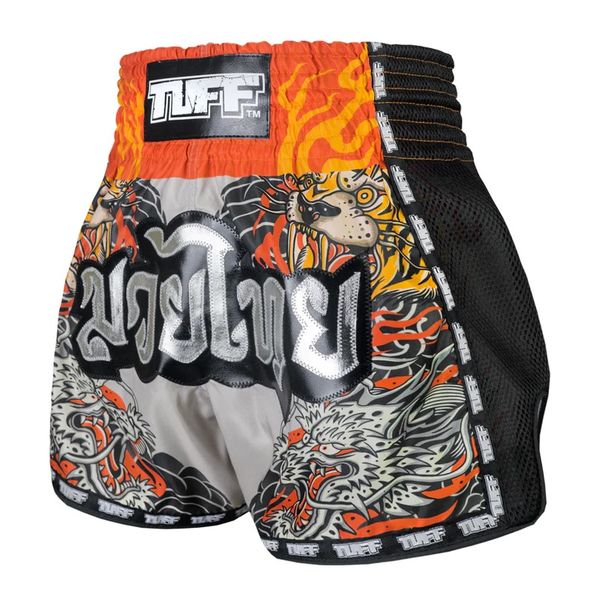 Quần TUFF Muay Thai Boxing Shorts New Retro Style The Japanese Yin-Yan ...