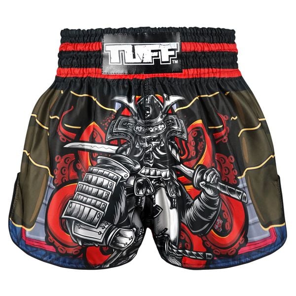 Quần TUFF TUF-MS684-RED Muay Thai Boxing Shorts Wolfpack | Saigon Sport