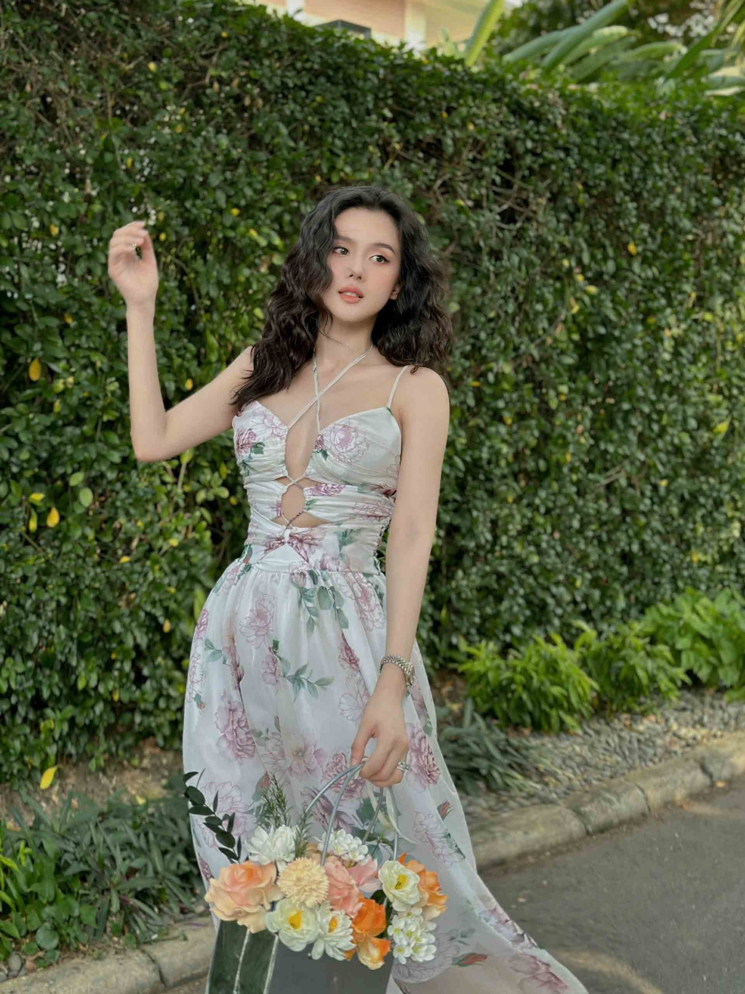 Đầm Dài Gentle Spring Flowers – SomeHow