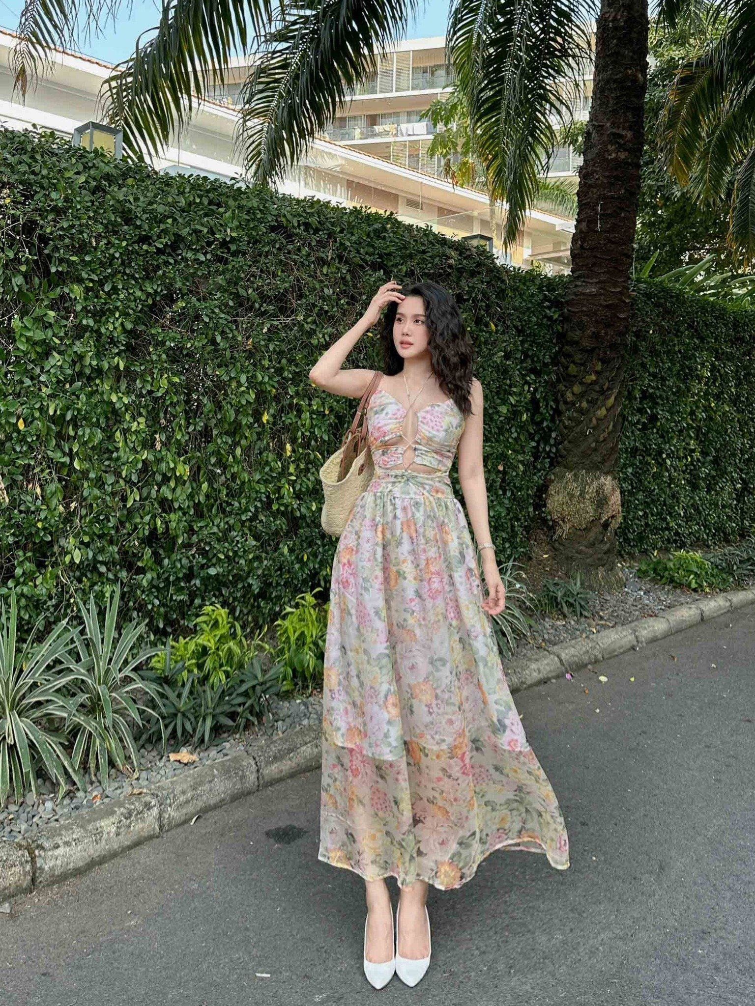 Đầm Dài Gentle Spring Flowers – SomeHow