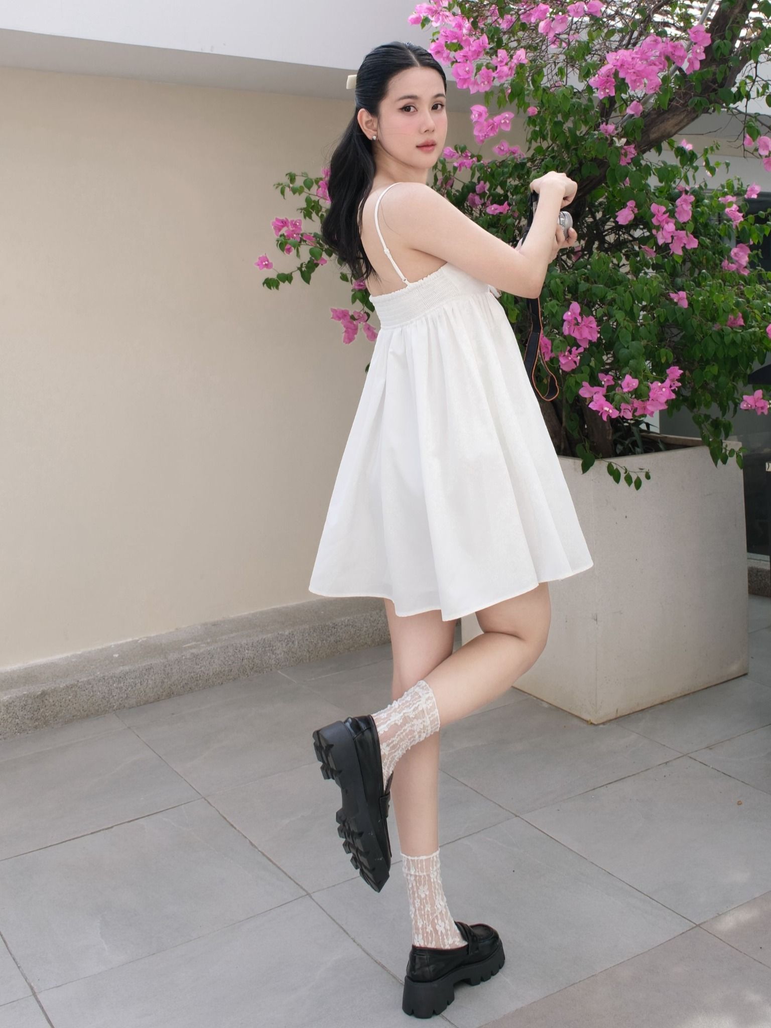 Đầm Ngắn Babydoll String Basic – SomeHow