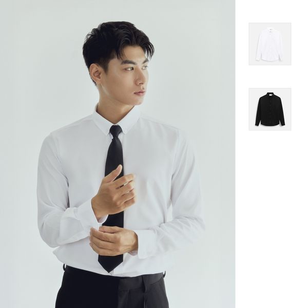 Áo Sơ Mi Slimfit Basic Black White – SomeHow