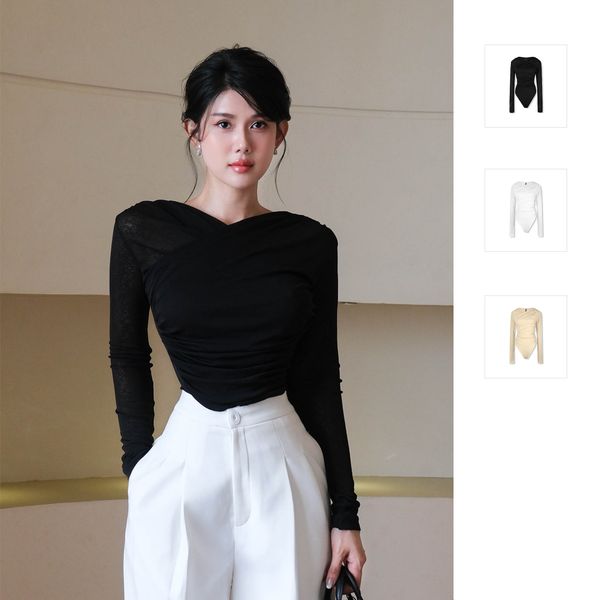 Bodysuit Diag Net Long Sleeves – SomeHow