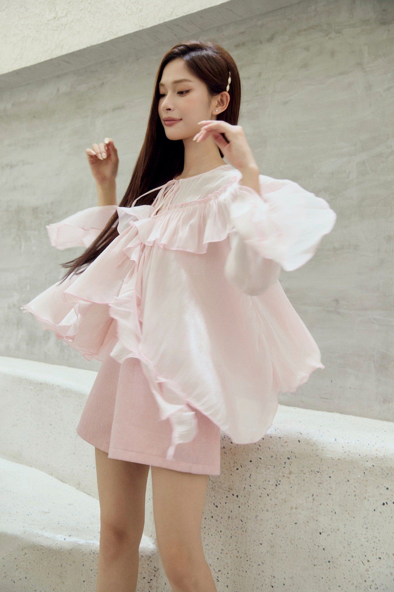 Áo Flowy Silk Layering – SomeHow