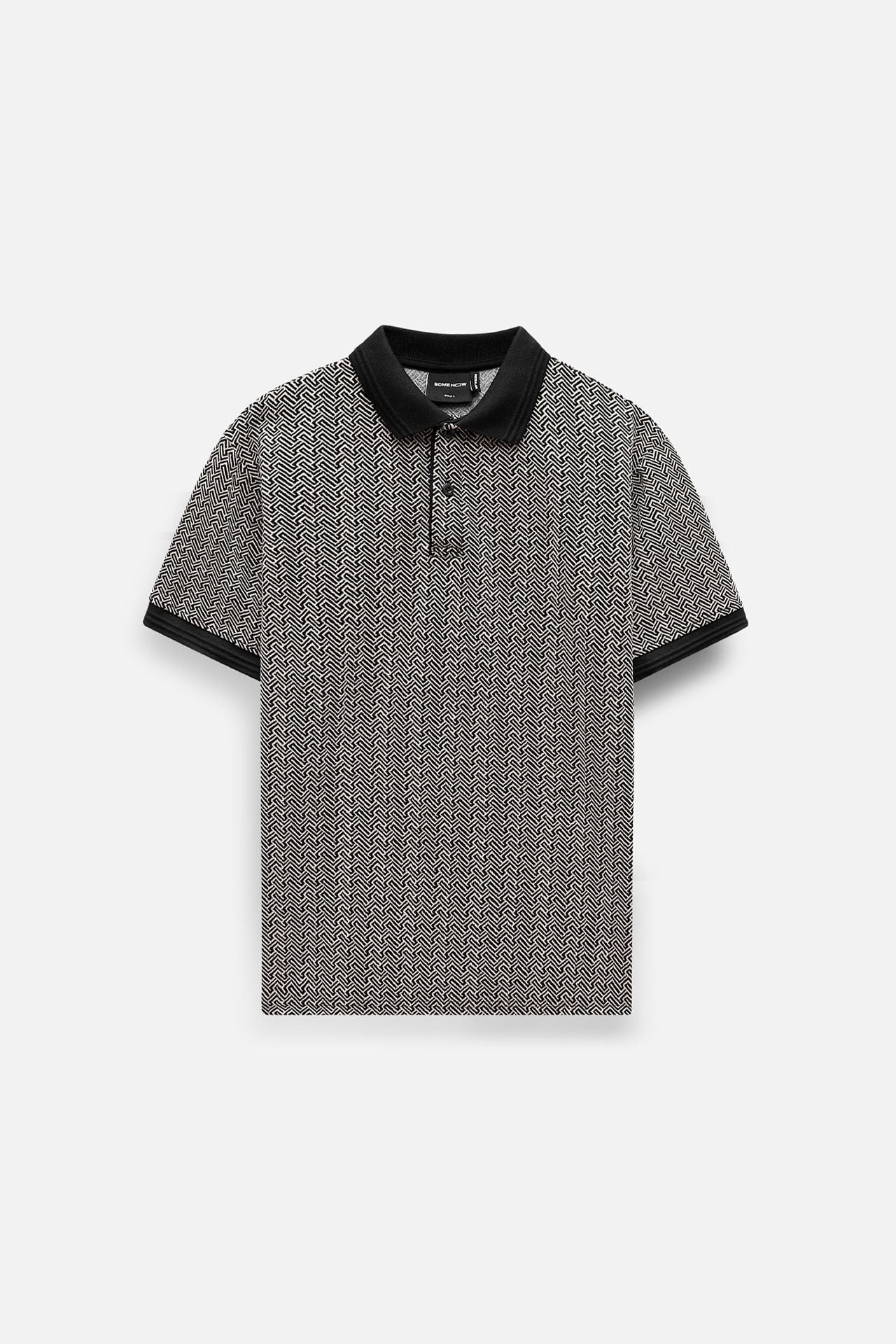 Áo Polo T Pattern Black Collar – SomeHow