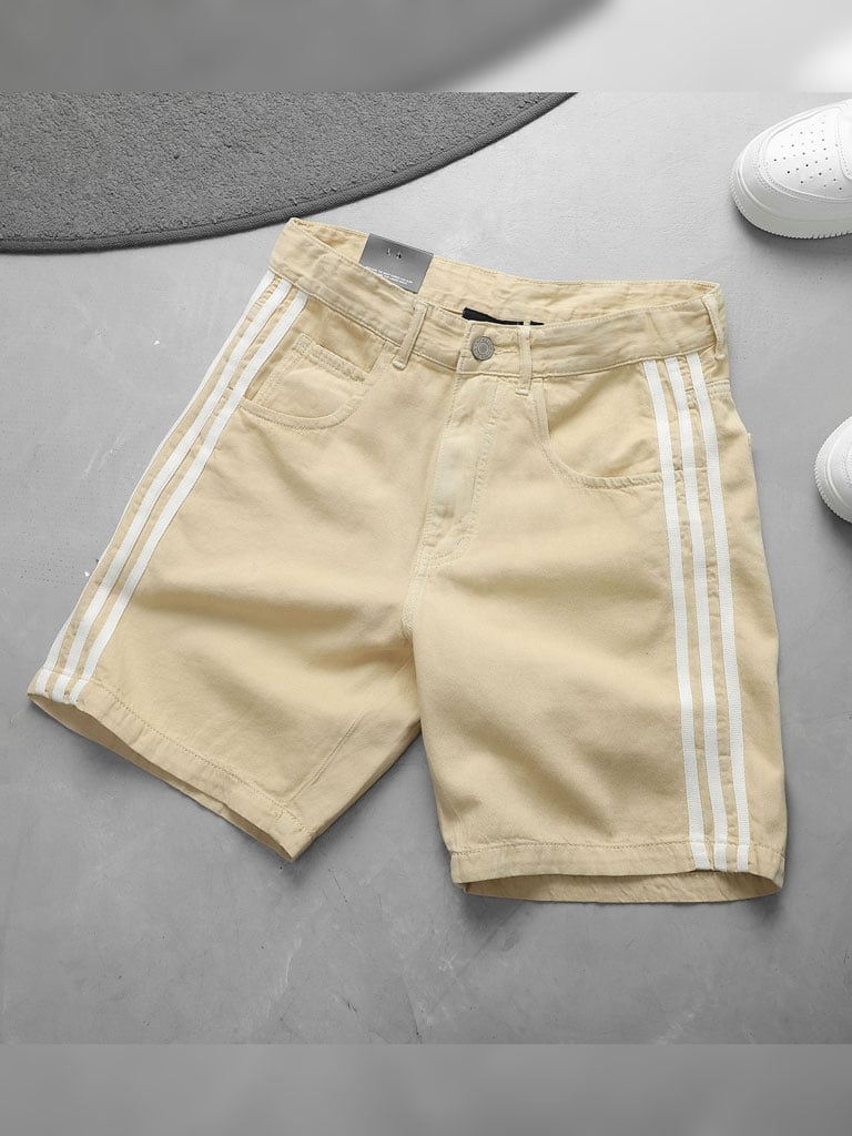 Set Shirt Short Triple Lines – Jean Mộc Relaxed Casual – SomeHow