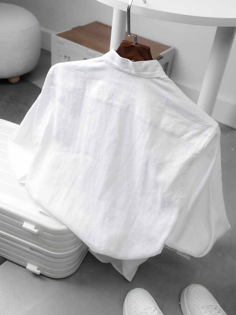 Áo Sơ Mi Col Linen Pocket – SomeHow