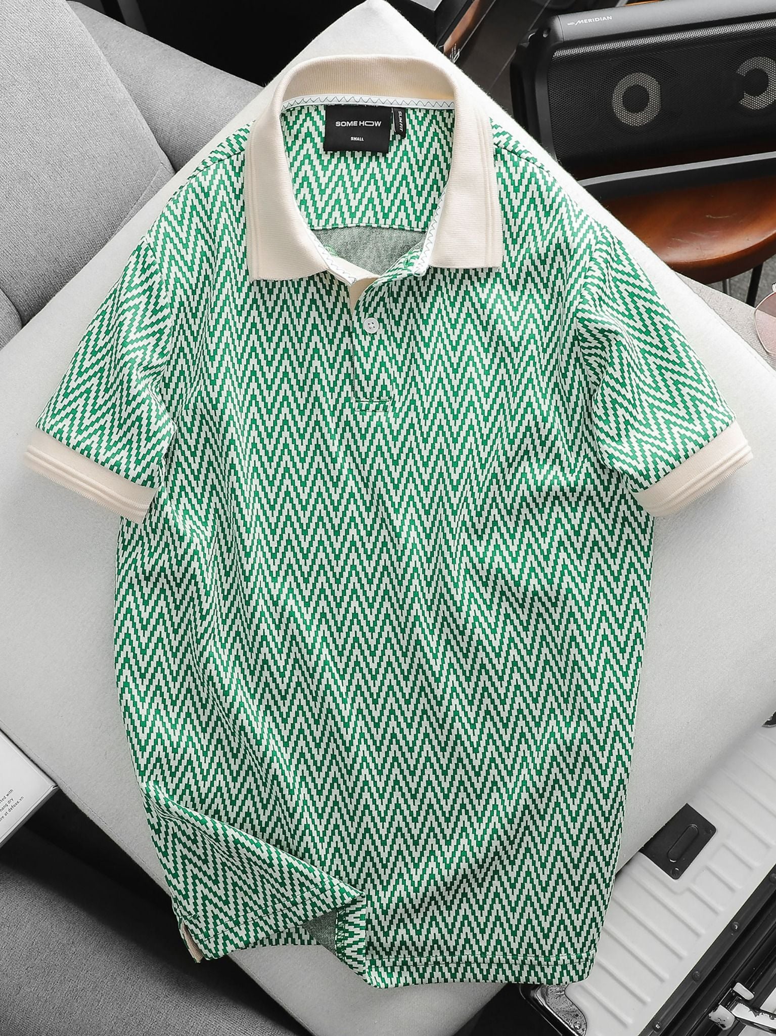 Áo Polo Pixel Waves – SomeHow