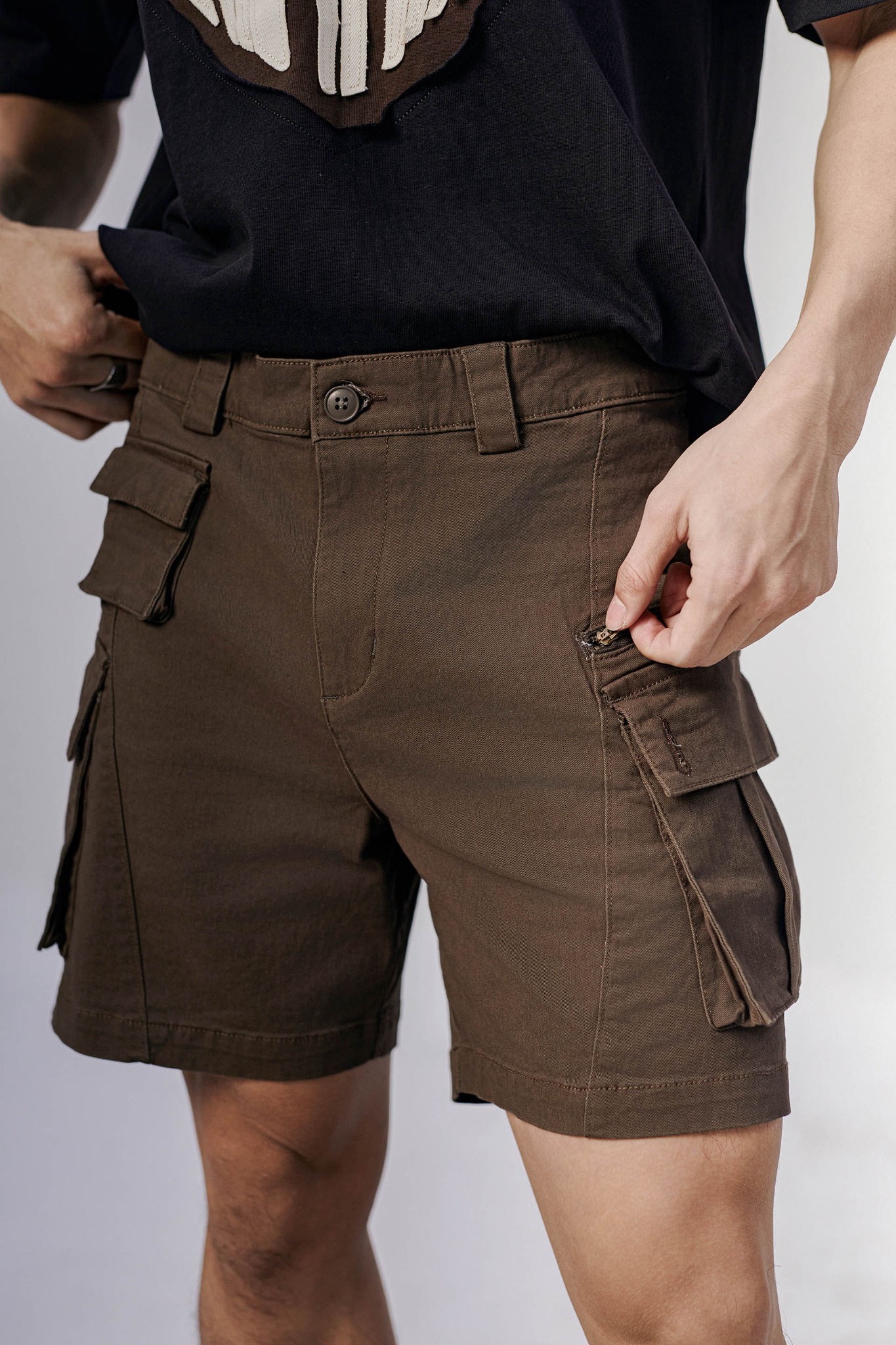 Quần Short Diagonal Cargo Neutral – SomeHow