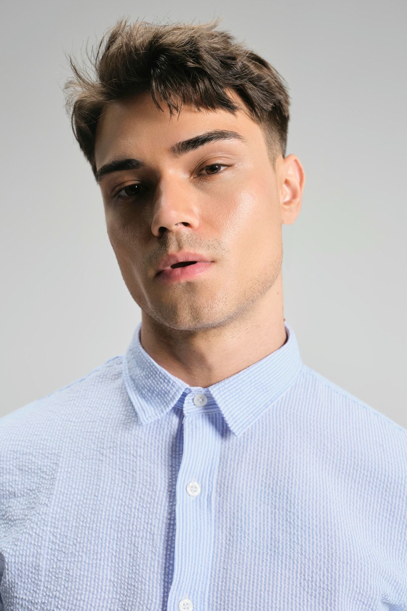 Áo Sơ Mi Miniline Basic Blue – SomeHow