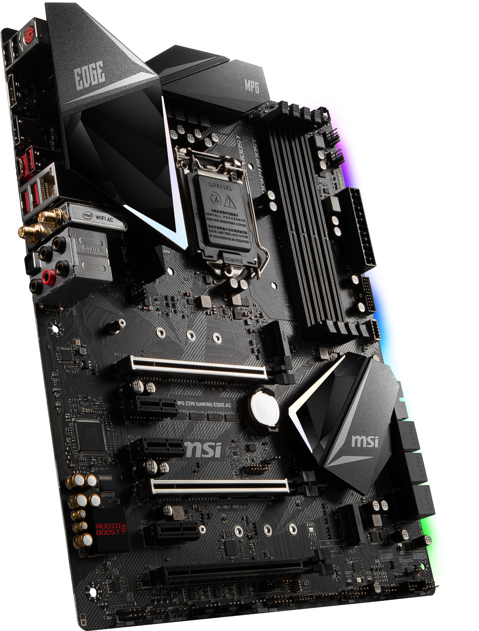 Mainboard MSI MPG Z390 GAMING EDGE AC Led RGB – GEARVN.COM