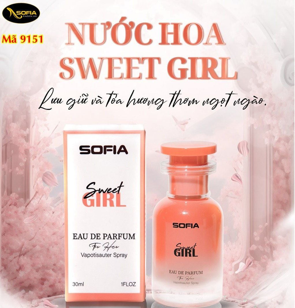 Nước Hoa Sweet Girl SOFIA 9151
