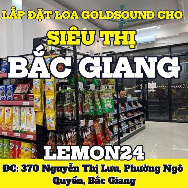 Loa Goldsound cho Cửa hàng tiện lợi Lemon24 – Loa treo tường, loa âm trần thông báo phát nhạc ...