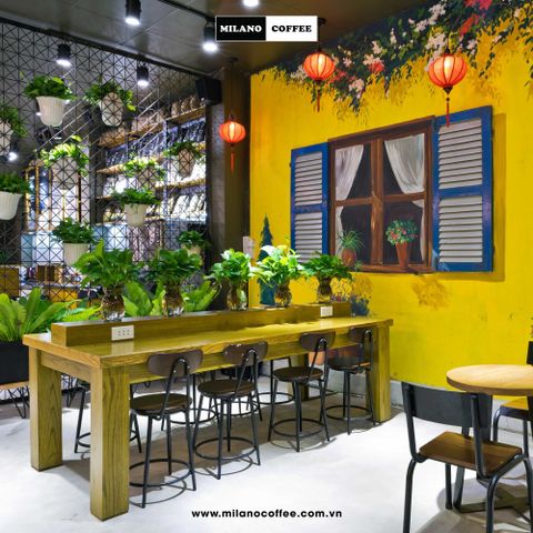Loa cafe loa Goldsound lắp đặt âm thanh cho Milano coffee premium Lê V – Loa cafe - Loa nhà hàng ...