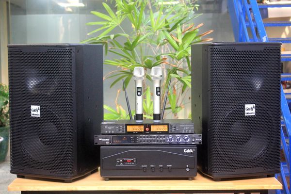 Dàn âm thanh sân khấu M258 Pro: Đẩy 1200w + 2 V258 + 1 Vang + 2 Micro ...