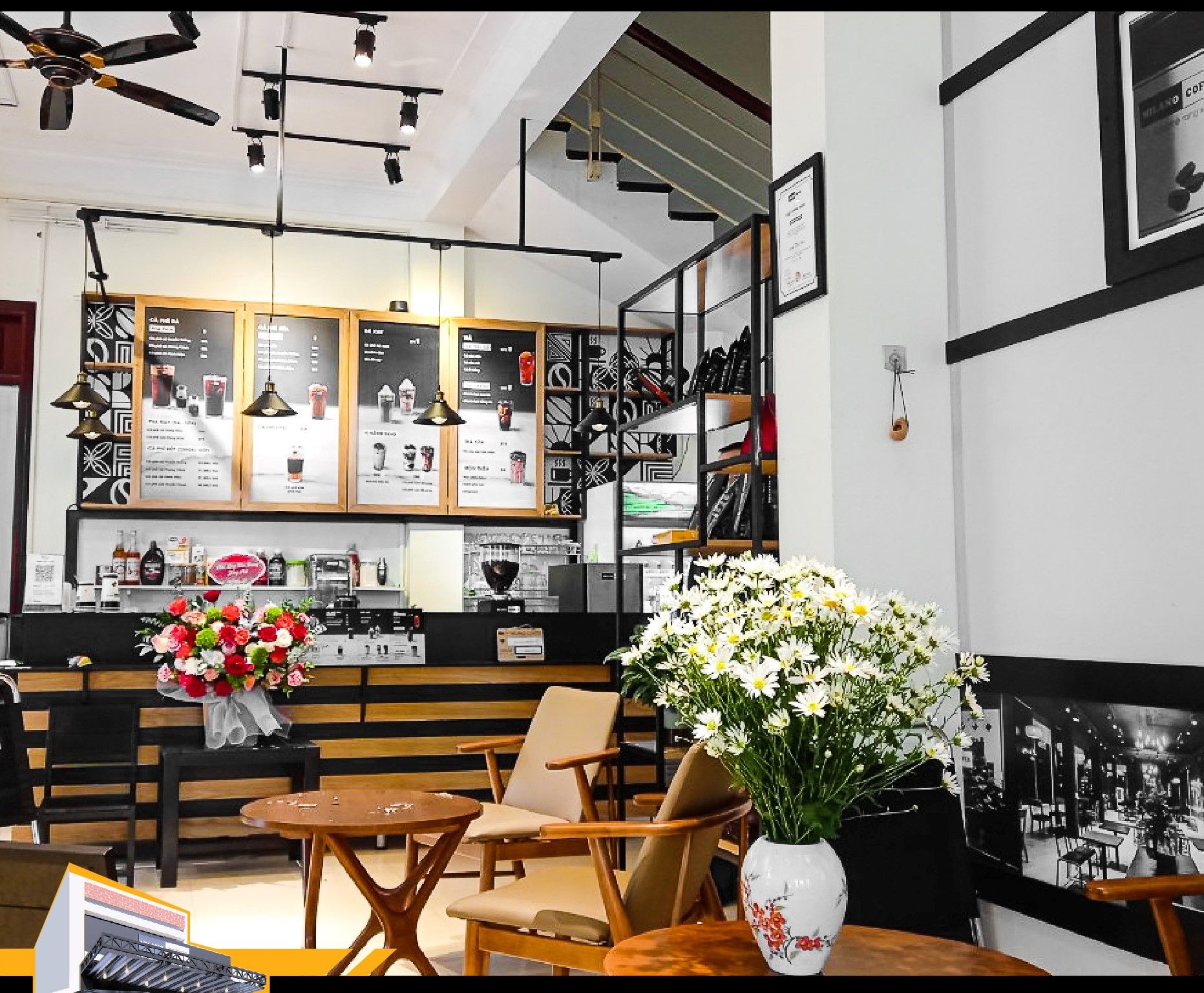 Goldsound cung cấp thiết bị âm thanh cho Milano coffee Lê Hồng Phong | – Goldsound.vn: Loa cafe ...