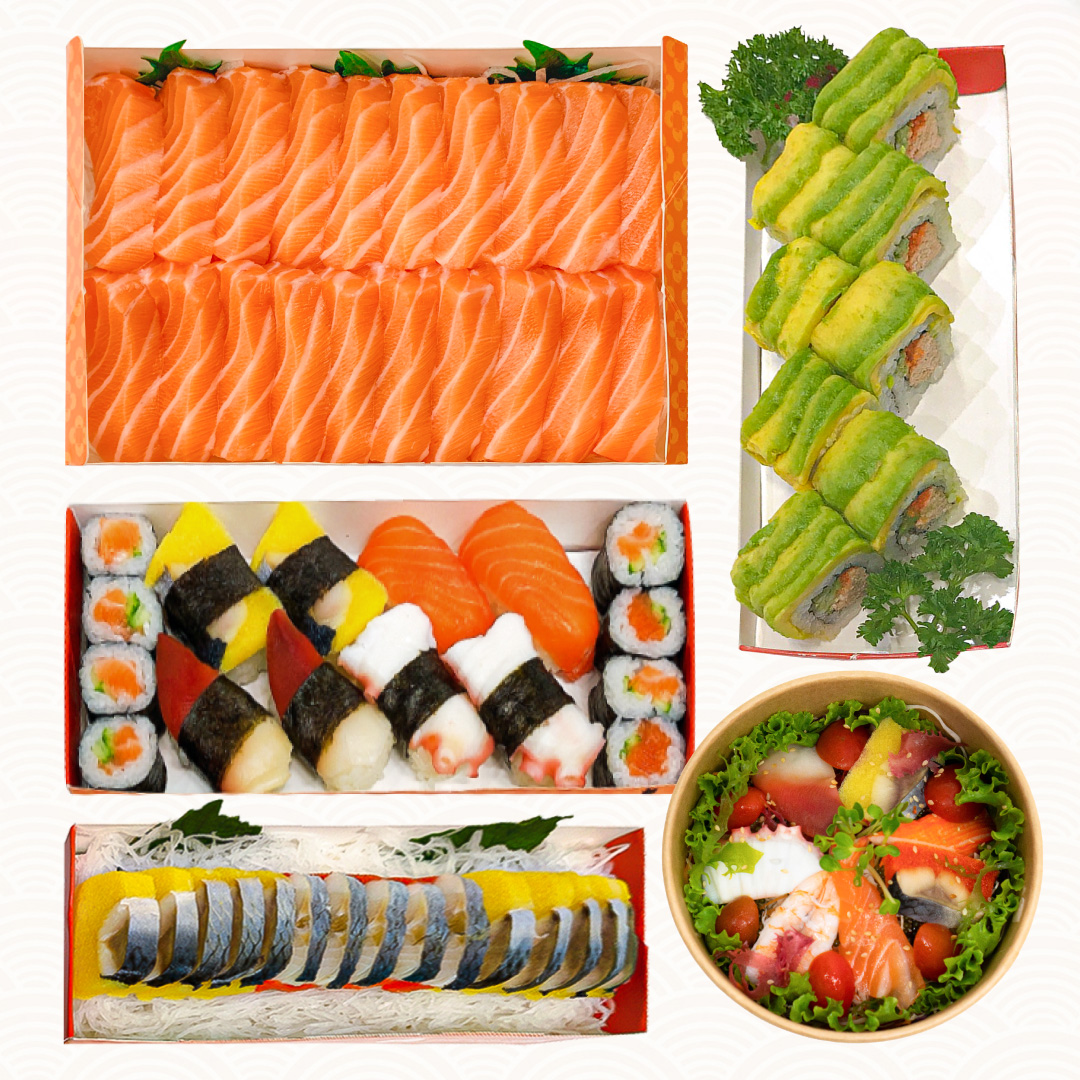 Combo Sashimi & Sushi Gia Đình 4 người ăn Tiện Lợi Tiết Kiệm – DAOHAISAN