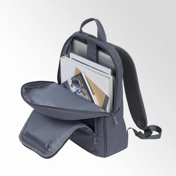 Rivacase 7560 Laptop Canvas Backpack 15.6" Grey | BaloCenter.com ...