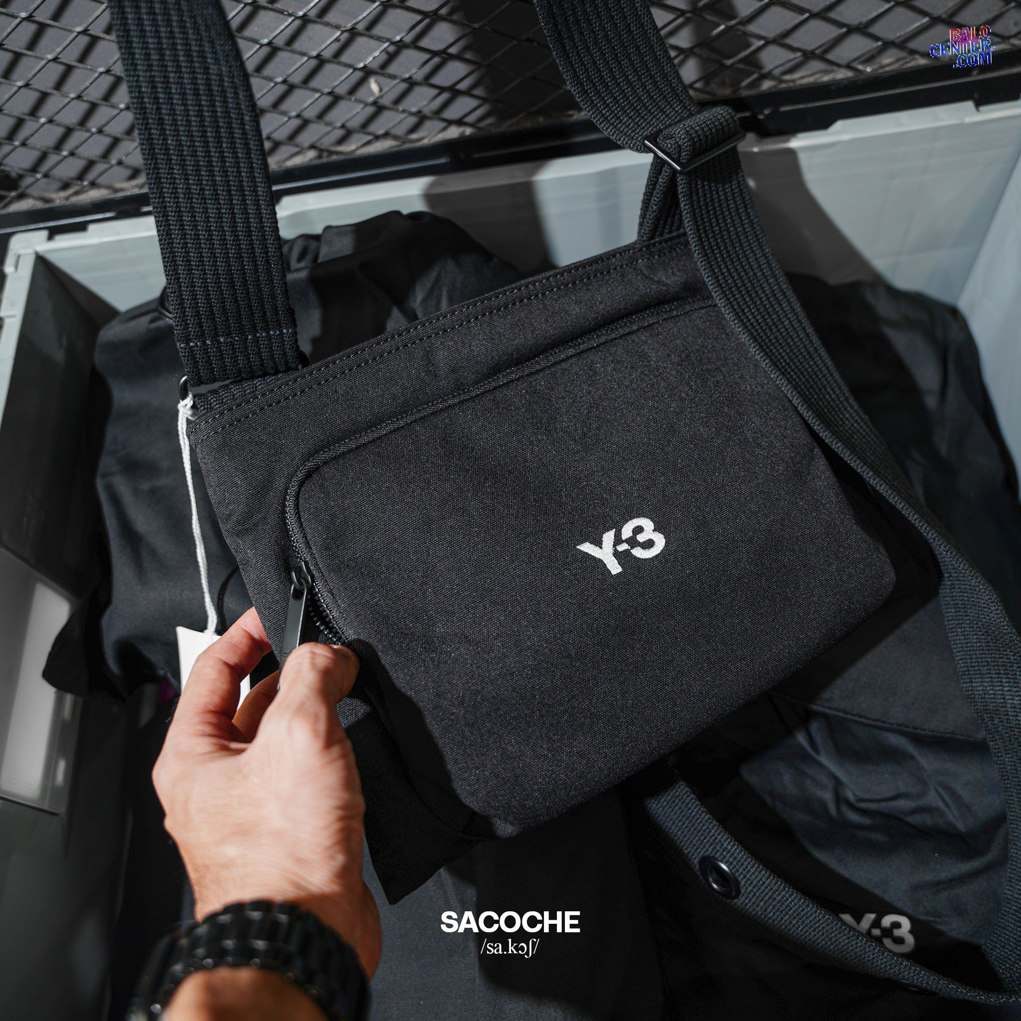 Adidas Y-3 Sacoche Shoulder Bag Black IR5791 | BaloCenter.com ...