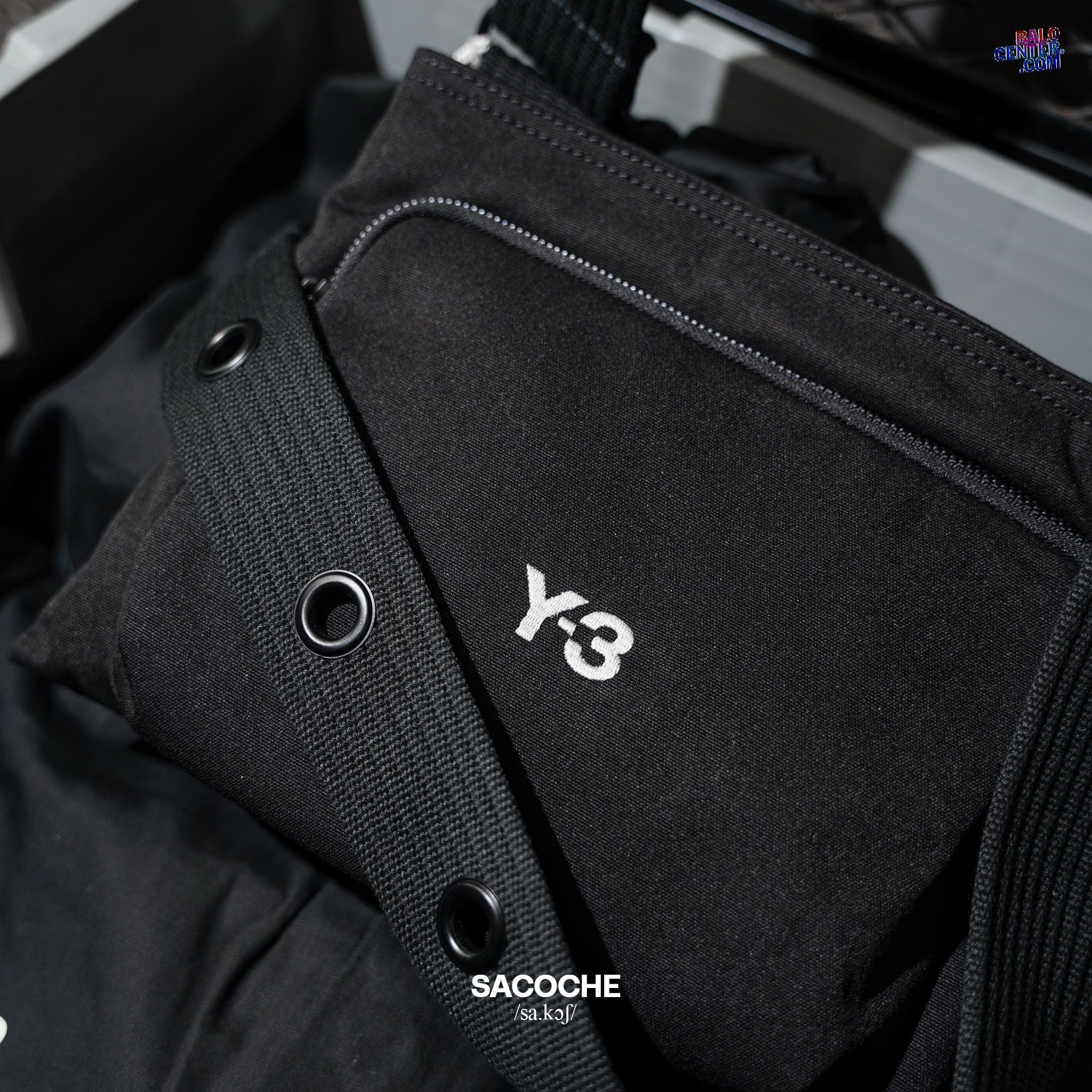 Adidas Y-3 Sacoche Shoulder Bag Black IR5791 | BaloCenter.com ...