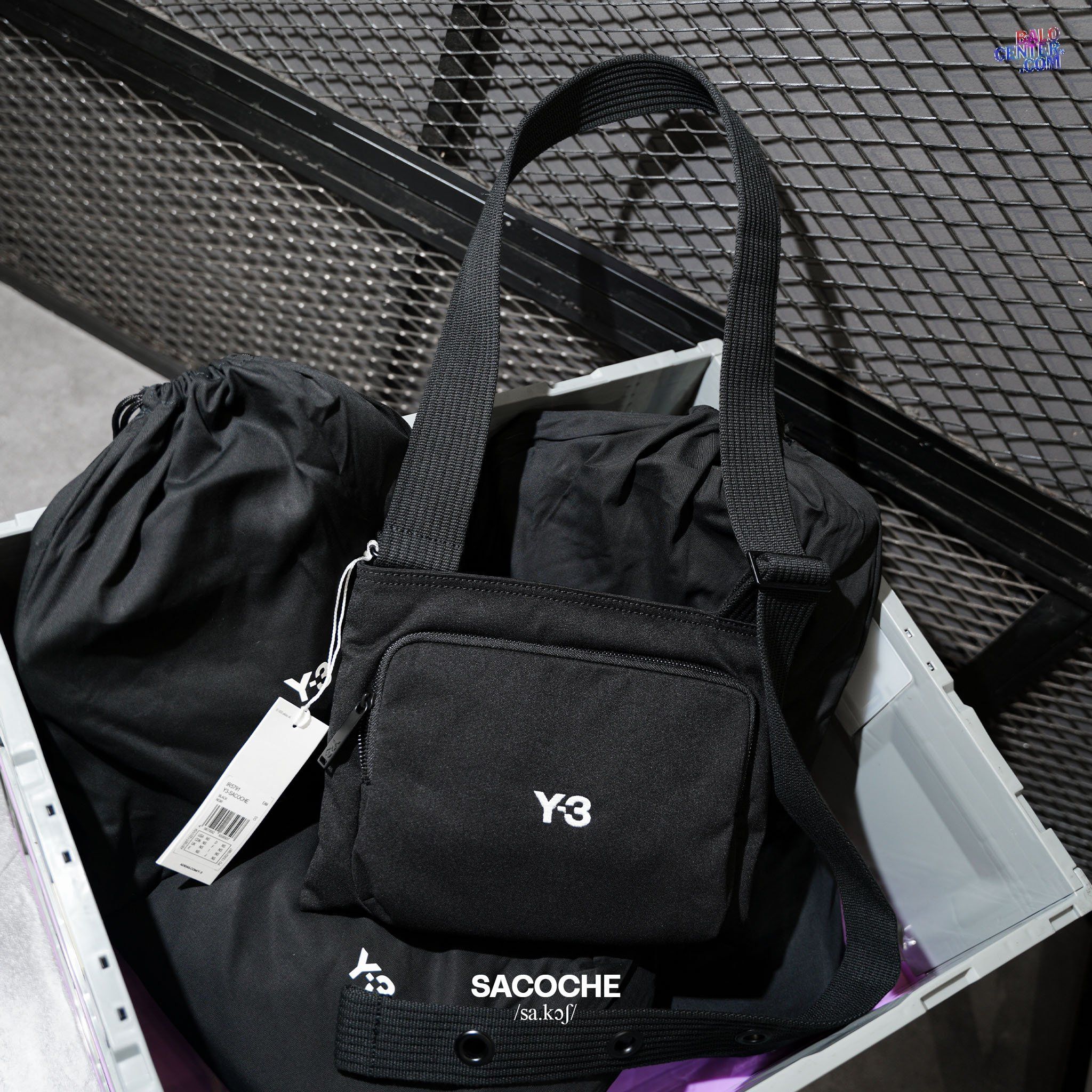 Adidas Y-3 Sacoche Shoulder Bag Black IR5791 | BaloCenter.com ...
