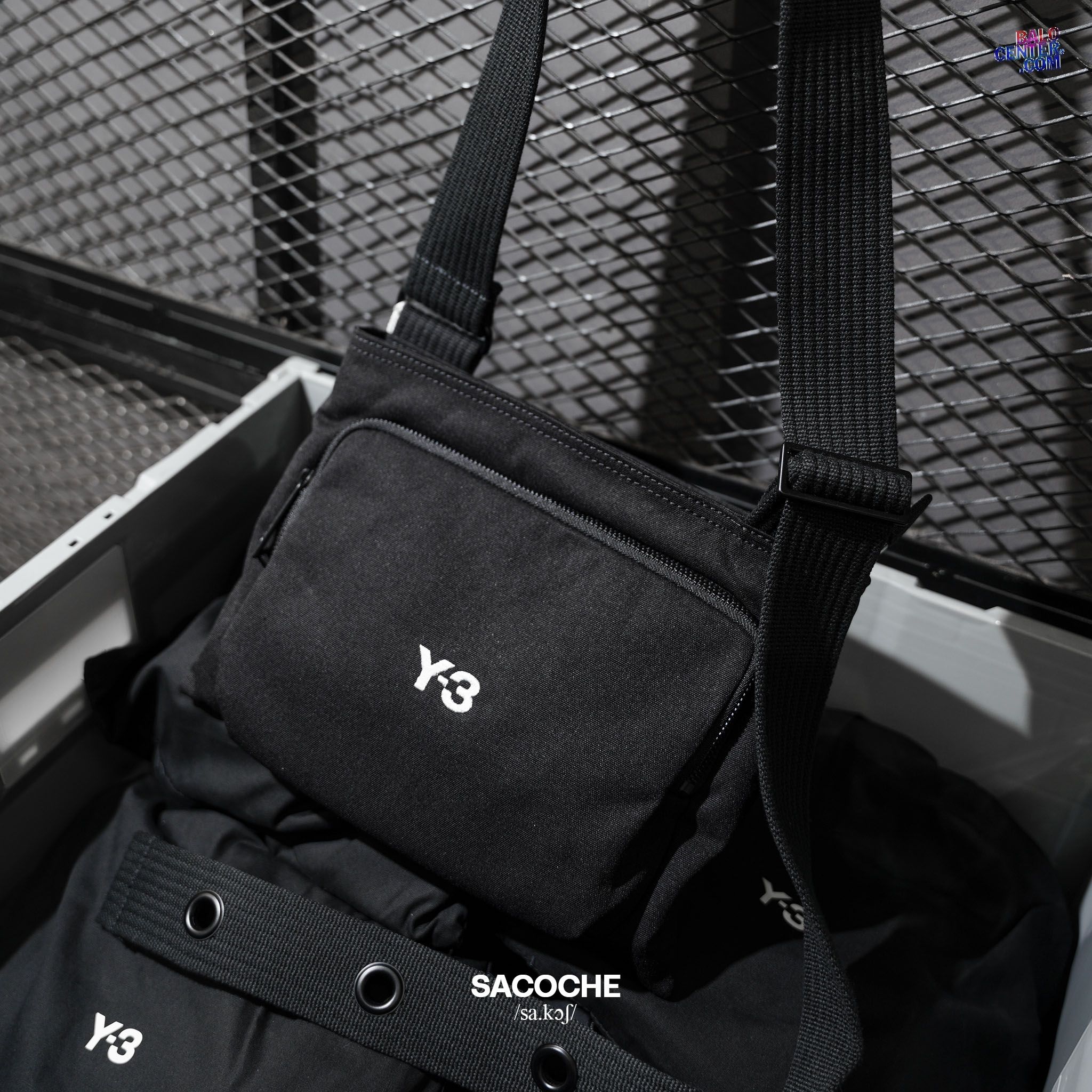 Adidas Y-3 Sacoche Shoulder Bag Black IR5791 | BaloCenter.com ...