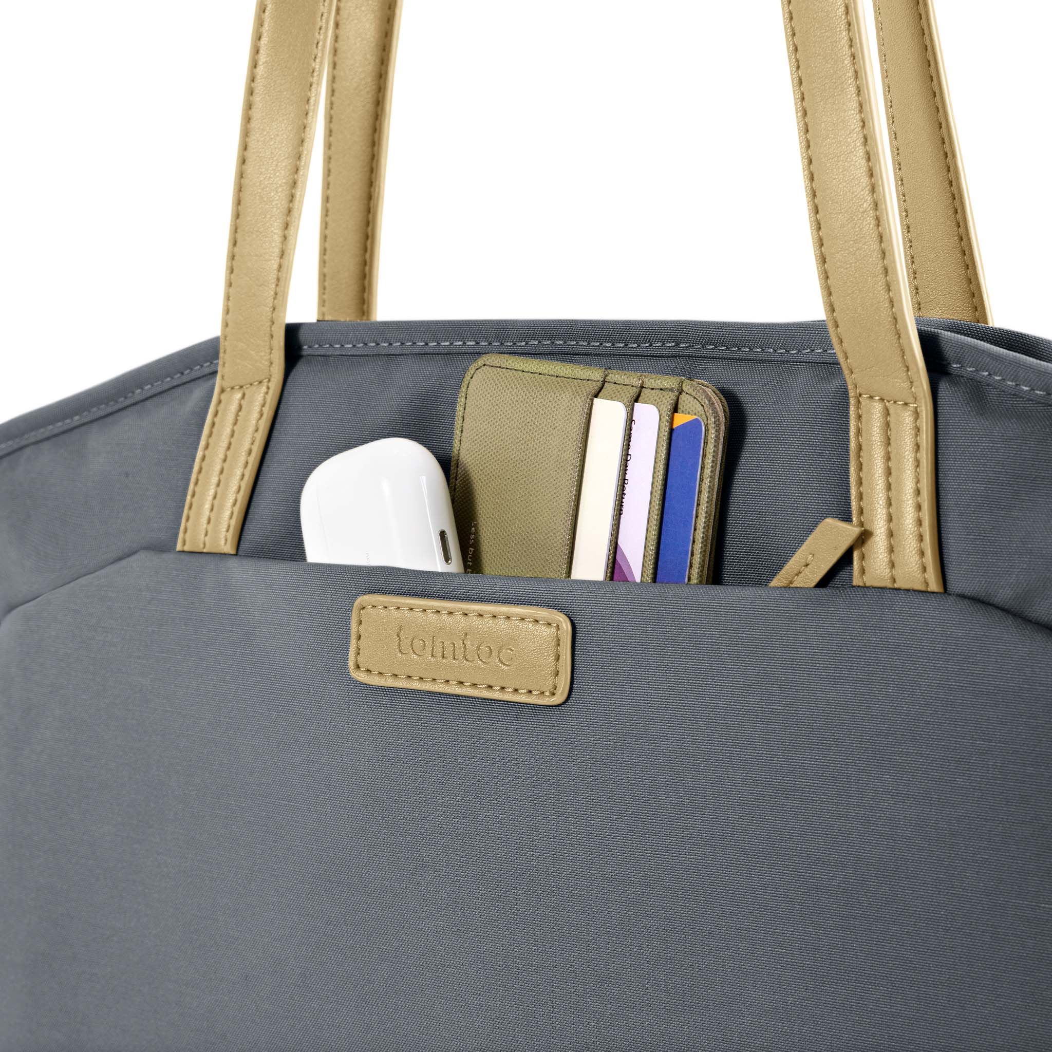 Tomtoc Tote Handbag For Macbook 14″ Grayish Blue A53-C1B1 | Balocenter ...