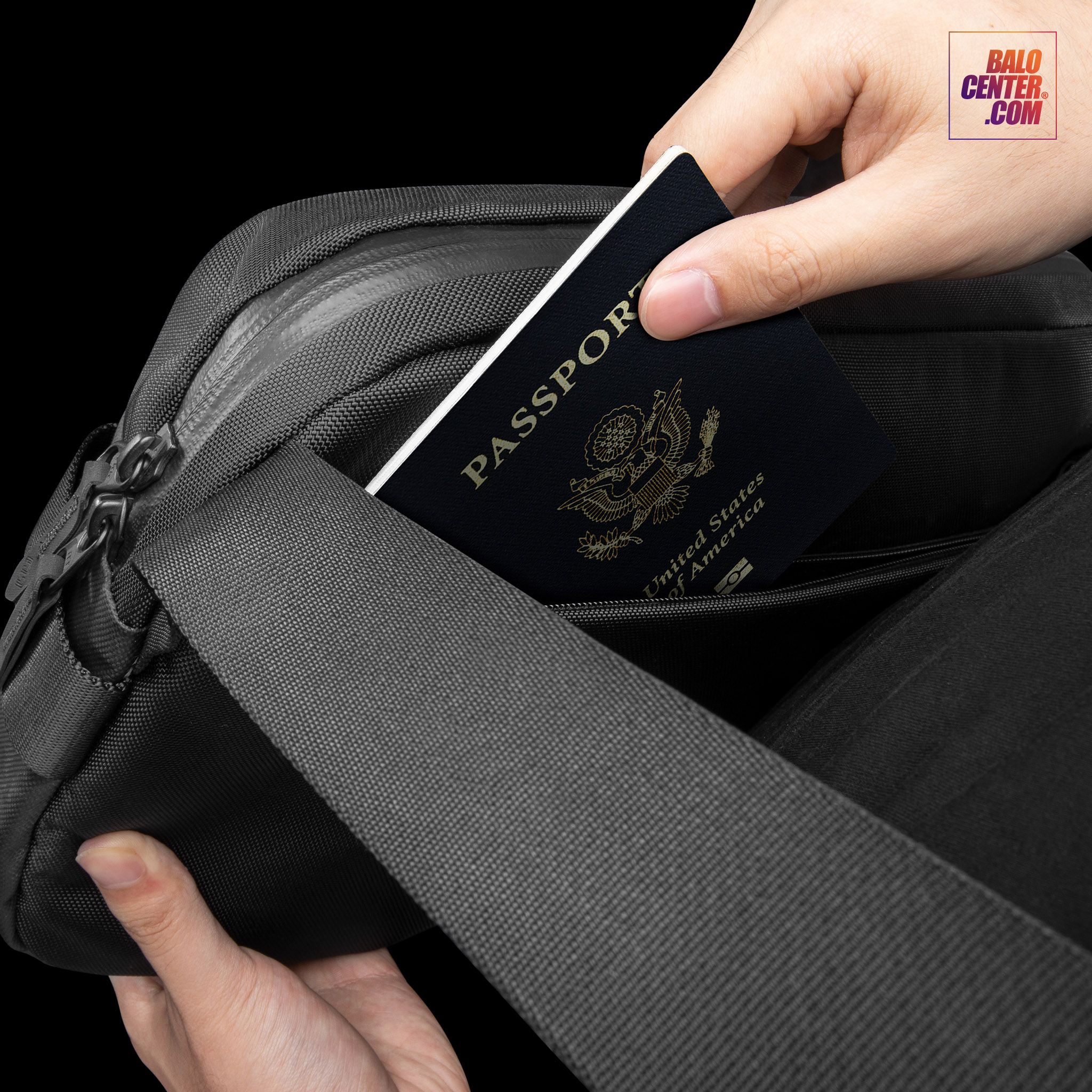 Túi chéo Tomtoc Urban Codura Sling 11" H02-B04D01 | BaloCenter.com – BaloCenter.com - Shop balo ...