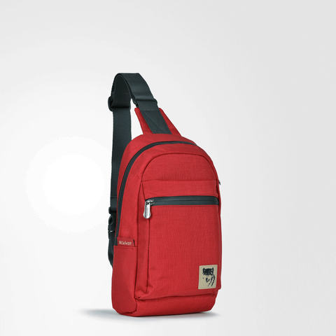 Mikkor The Clarence Sling Backpack Red – BaloCenter.com - Shop balo ĐẸP ...