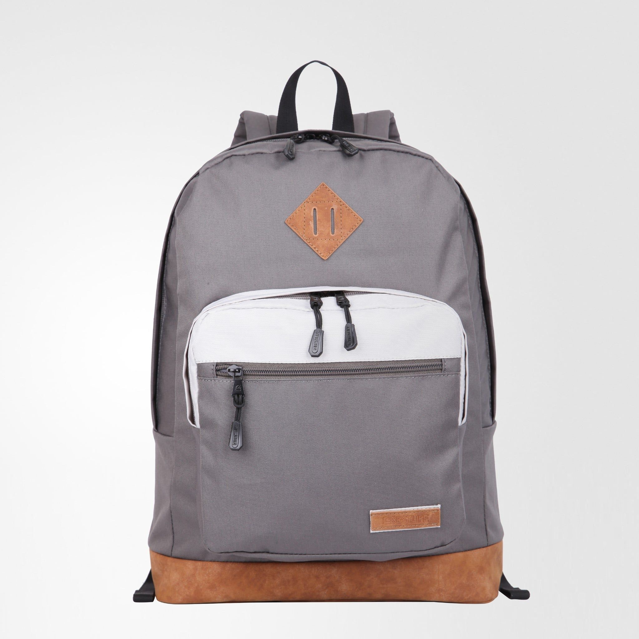 BESTLIFE Youthful Grey Backpack-15.6'' (BB-3228G) | BALOCENTER.C ...