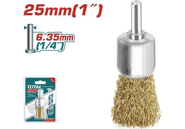 Chổi Cước Vàng 25mm Total TAC37011 – minhtriet.com.vn