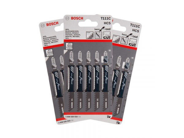 Lưỡi cưa lọng gỗ BOSCH T111C (bộ 5 lưỡi) / 2608630033 – minhtriet.com.vn