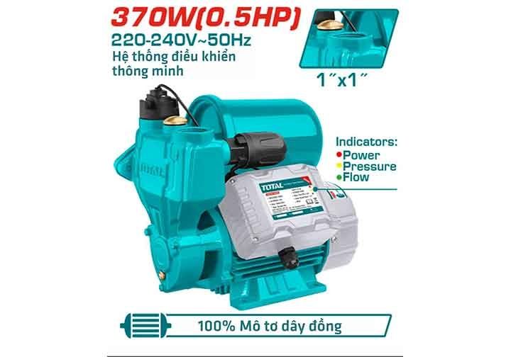 Máy Bơm Nước Tăng Áp 370W (0.5HP) Total TWP113706 – minhtriet.com.vn