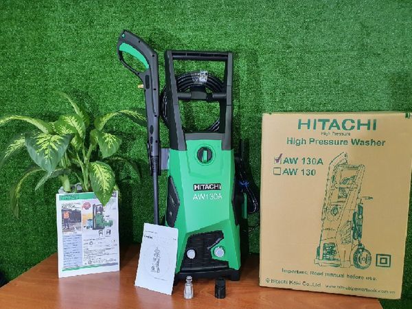 Máy Bơm Nước Rửa Xe Hitachi AW130A, Máy Xịt Rửa Cao Áp, – minhtriet.com.vn