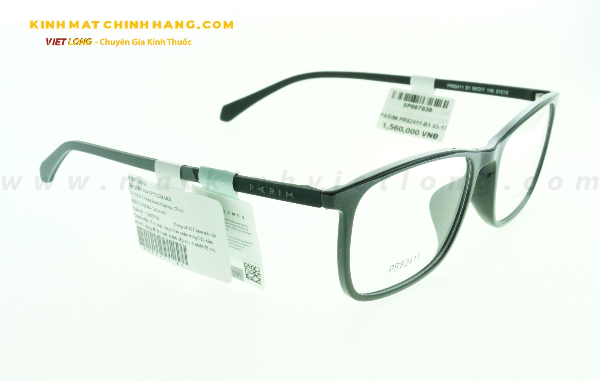 GỌNG KÍNH PARIM PR82411-B1 xuất xứ TAIWAN – VIỆT LONG - Chăm sóc mắt ...