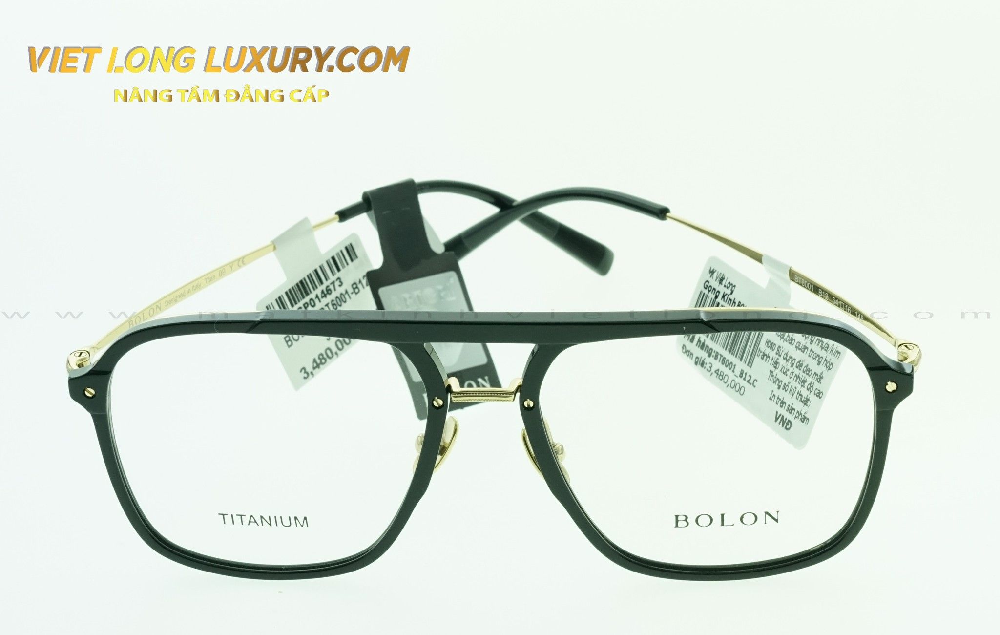 GỌNG KÍNH BOLON BT6001-B12 54-16 – VIỆT LONG - Chăm sóc mắt với thời trang
