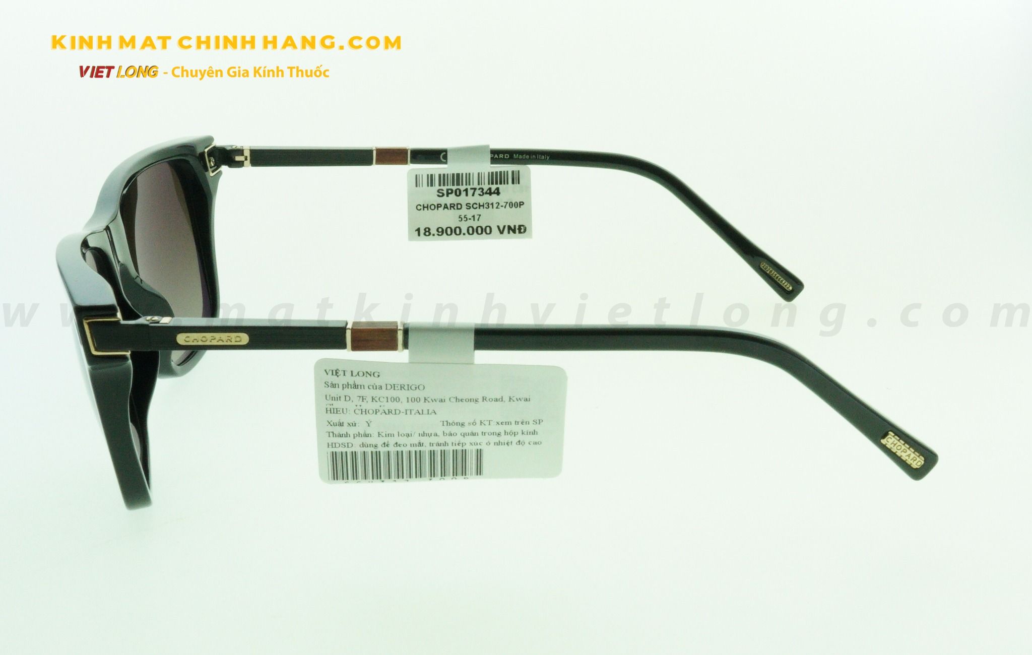 KÍNH MÁT CHOPARD SCH312-700P 55-17 – VIỆT LONG - Chăm sóc mắt với thời trang