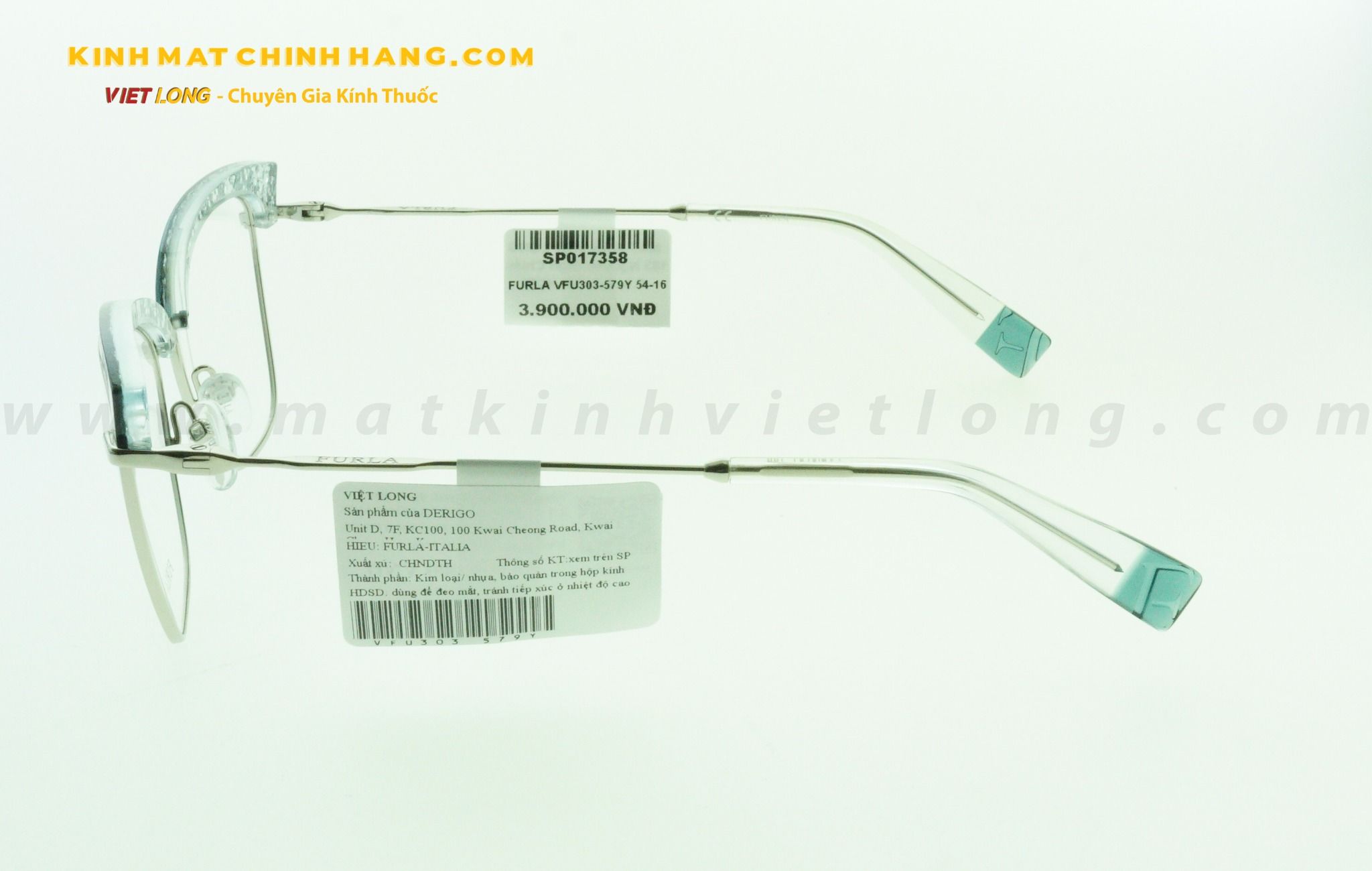 GỌNG KÍNH FURLA VFU303-579Y 54-16 – VIỆT LONG - Chăm sóc mắt với thời trang