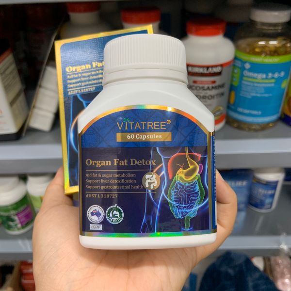 Viên uống thải độc mỡ nội tạng Vitatree Organ Fat Detox – EDS