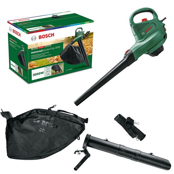 Máy thổi và hút lá chạy điện Bosch UniversalGardenTidy 3000 - 06008B10 ...