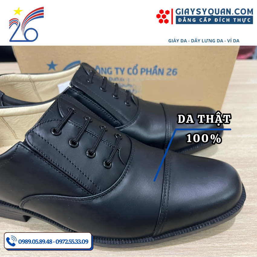 Giày Da Nam 1705 Công Ty Cổ Phần 26 ̣ ( Kiểu Giày Sĩ Quan Cấp Tá ...