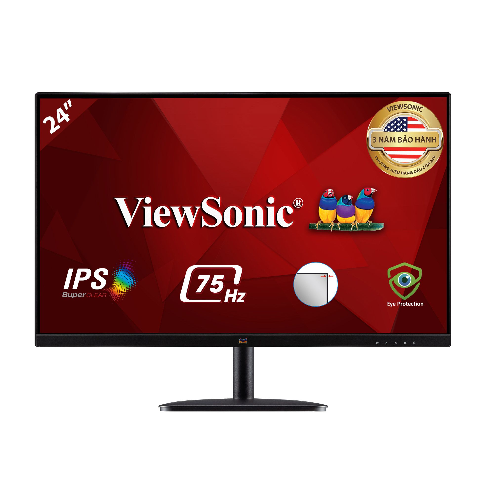 Màn Hình Máy Tính - ViewSonic VA2432-H | 24inch| IPS| FHD| 100Hz - Thế ...