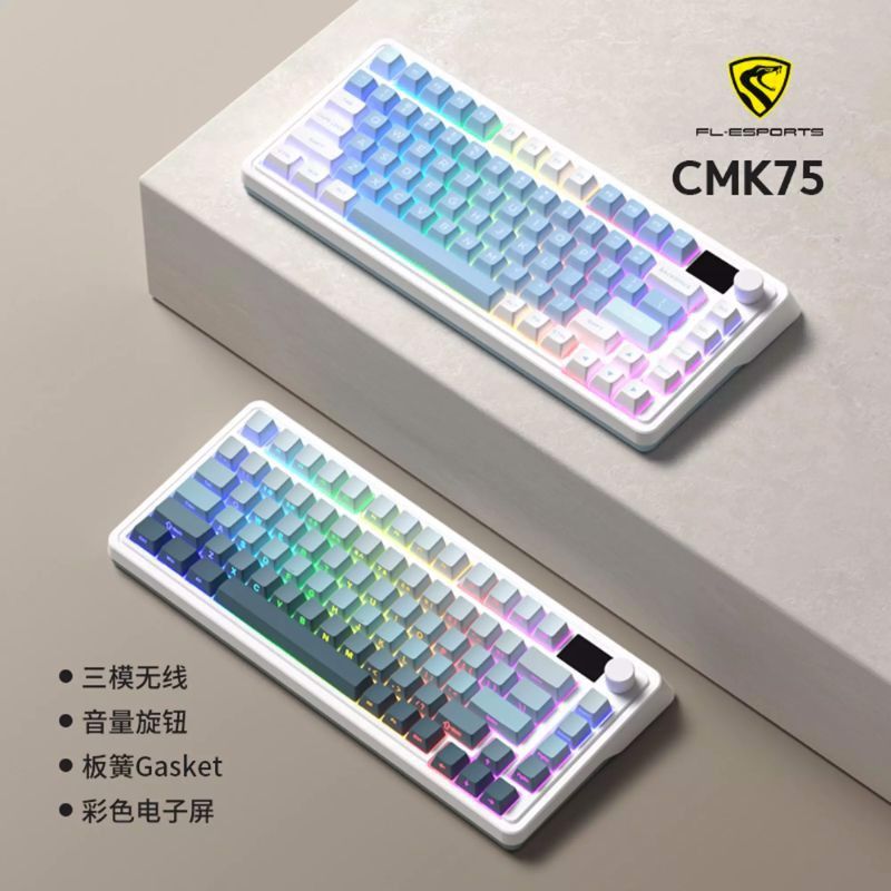 Bàn phím cơ FL- Esports CMK75 SAM Lake Placid Blue - Thế Giới Gear x ...