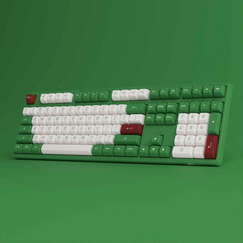 Bàn Phím Cơ Không Dây - AKKO 3108 RF Matcha Red Bean / 2.4Ghz / Type C ...